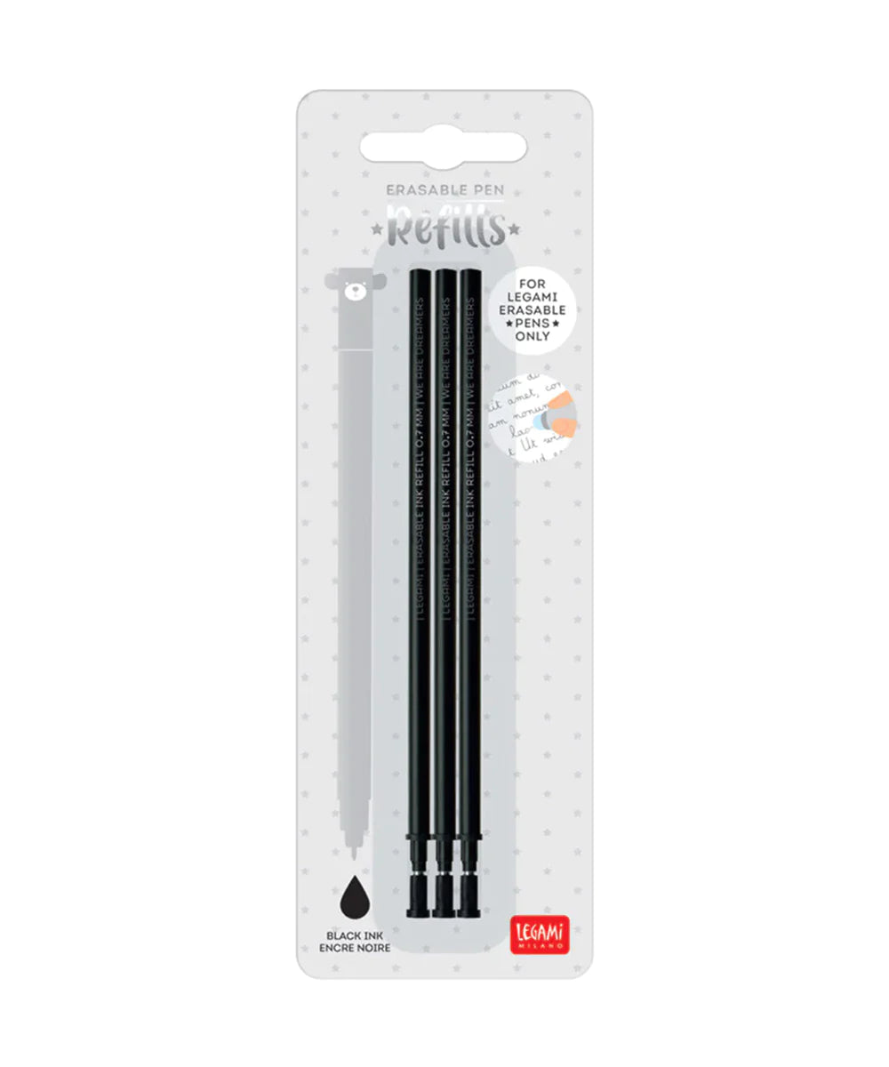 Refills til eraseable gen pens, sort – Karrusella